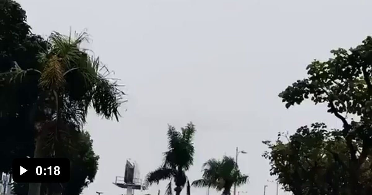 A giant emerges from the fog on approach - 9GAG