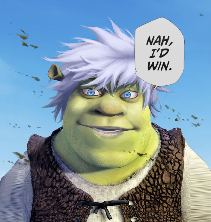 Of course, Shrek would beat the shit out of Sukuna. - 9GAG