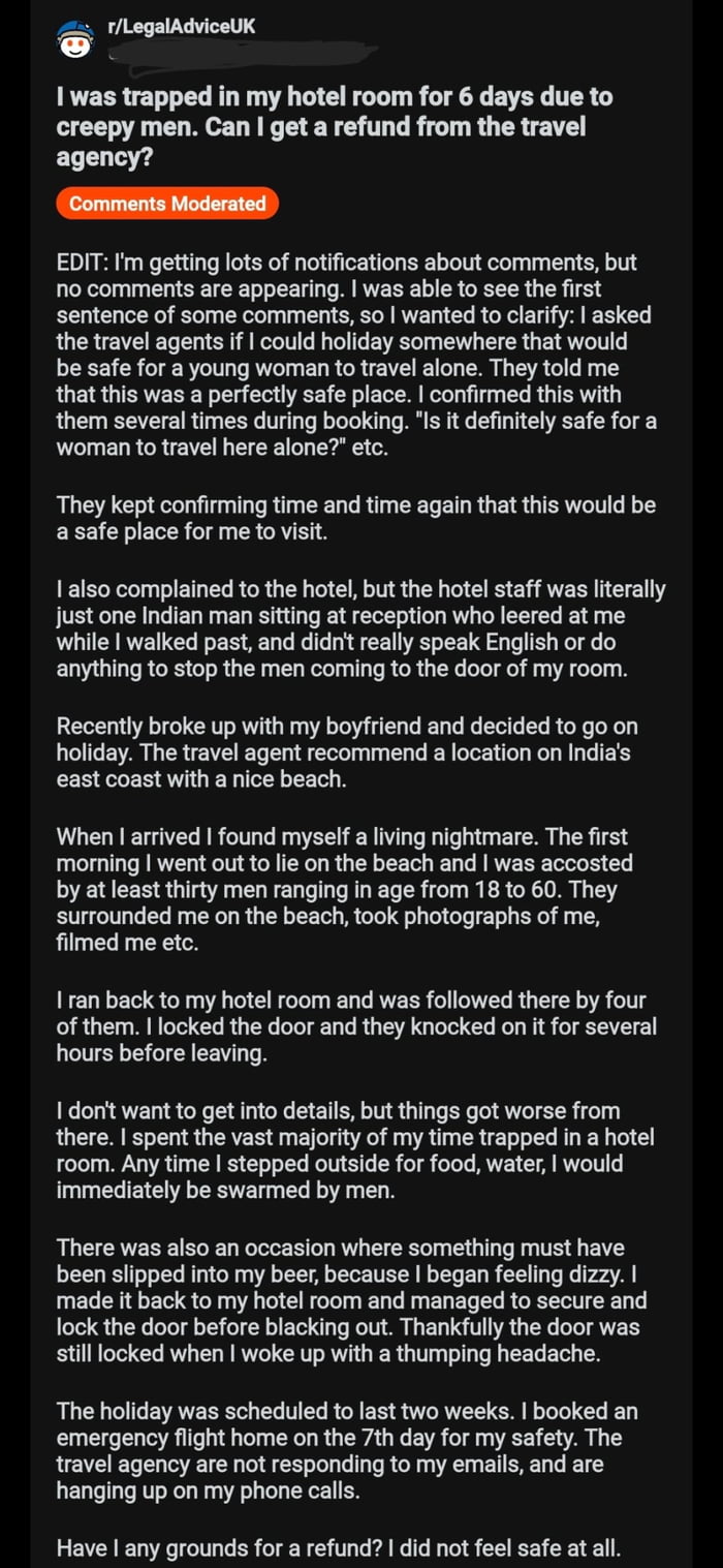 Woman goes on a solo trip to India, wtf. - 9GAG