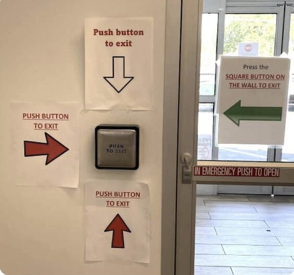 Push Button to Exit - 9GAG