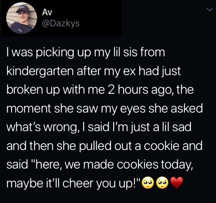 Wholesome little Sister 😊 - 9GAG