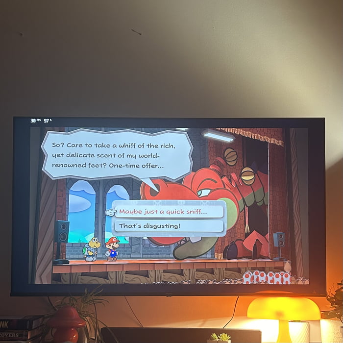 Replaying the Paper Mario Thousand Tear Door remaster with my bf and ...