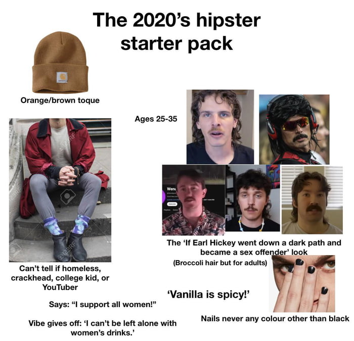 The 2020’s hipster starter pack - 9GAG