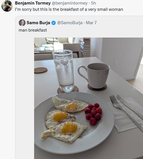 Man Breakfast re-categorised. - 9GAG