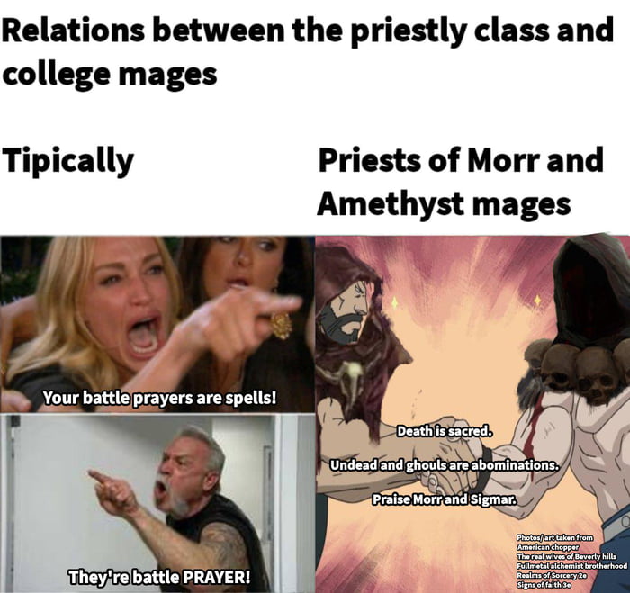 Are battle prayers not spells? - 9GAG