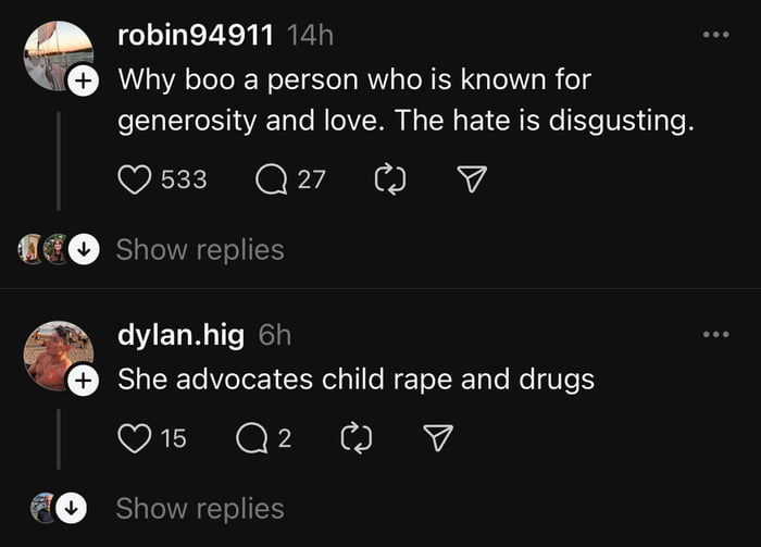 Duality of man. From a post about Taylor Swift getting boo’ed at the ...