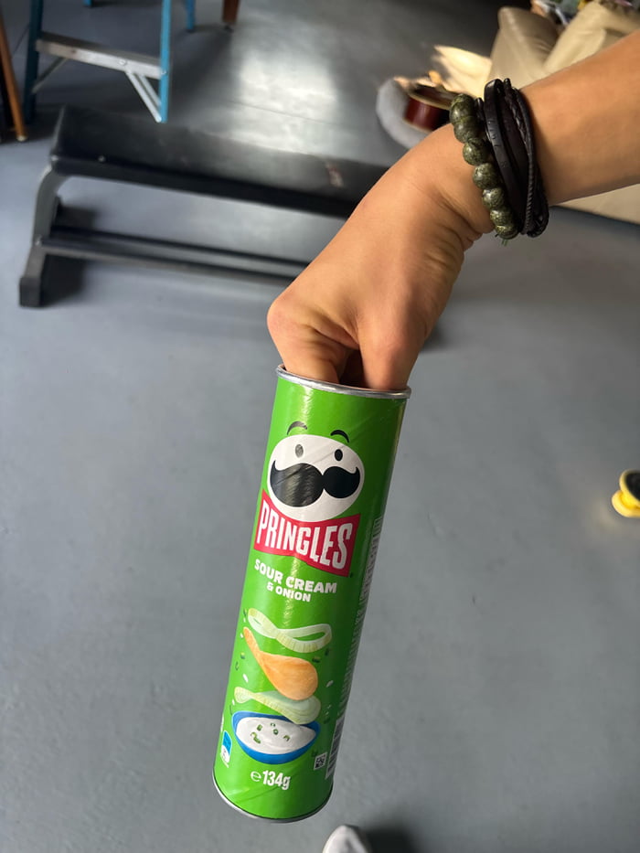 Pringles Packages got so small that you can’t even stick your hand ...