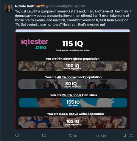 IQ Results That Make You Go Hmm... - 9GAG