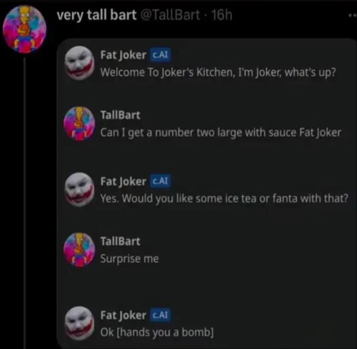 Ordering from joker's kitchen - 9GAG