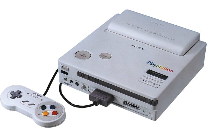 Nintendo Playstation. This is the prototype CD based gaming console ...