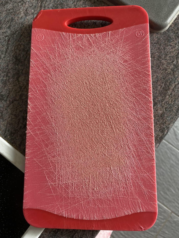 This chopping board has been used for over 30 years. - 9GAG