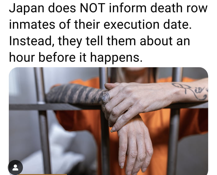 Prisoners claim that the short notice given to death row inmates before ...