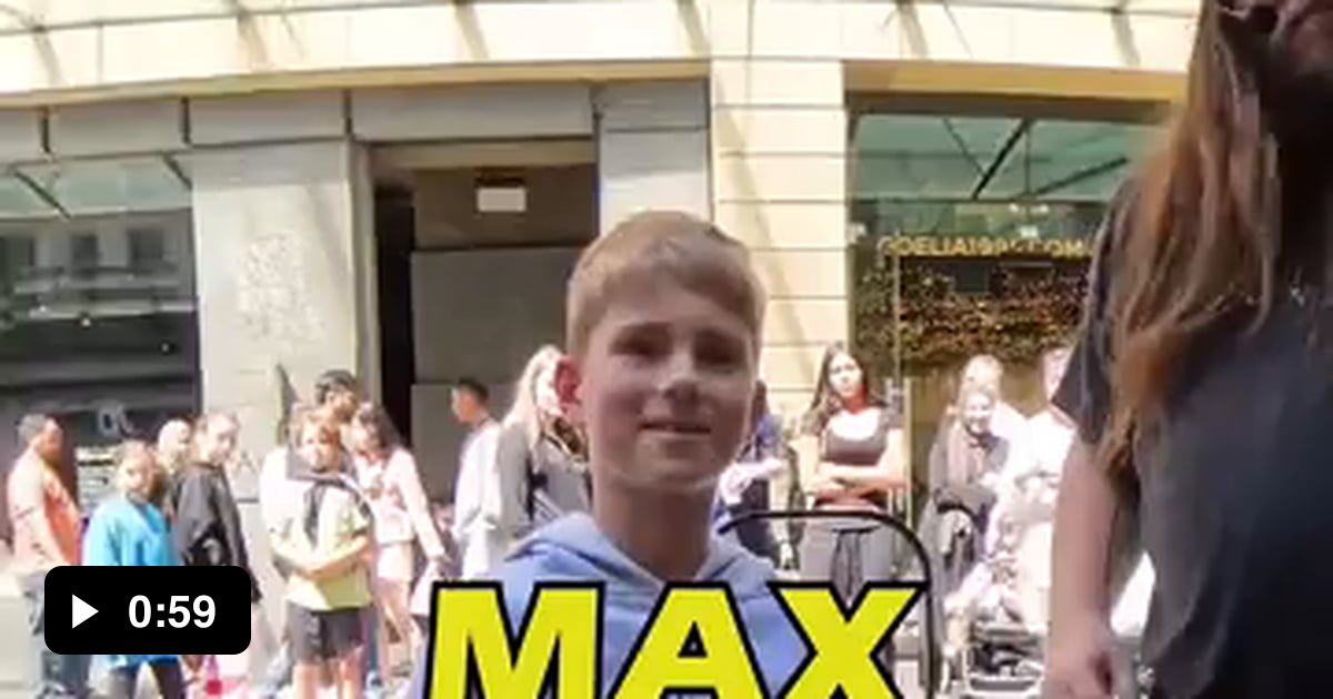 Funny street magician having fun with kid - 9GAG