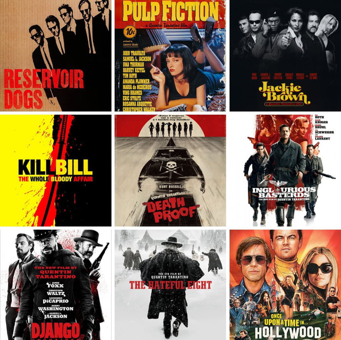 The movies of Quentin Tarantino - 9GAG