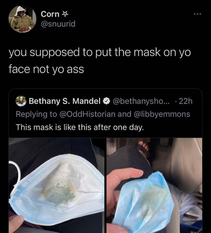 The effectiveness is the same even if you put it on your face - 9GAG