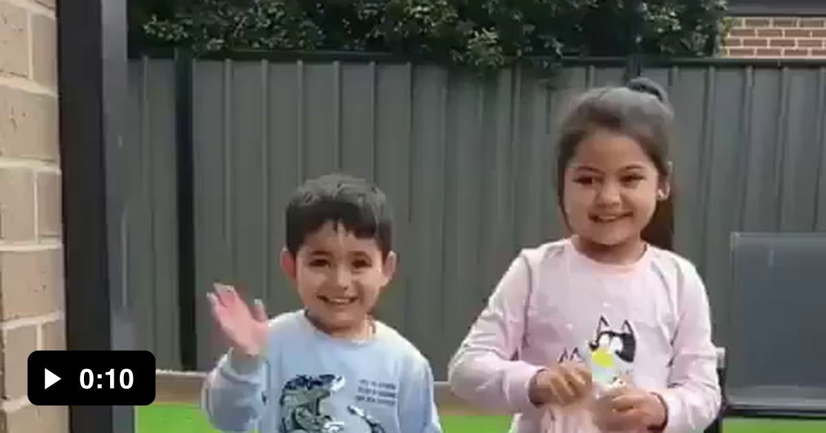 Siblings demonstrate a magic trick! - 9GAG