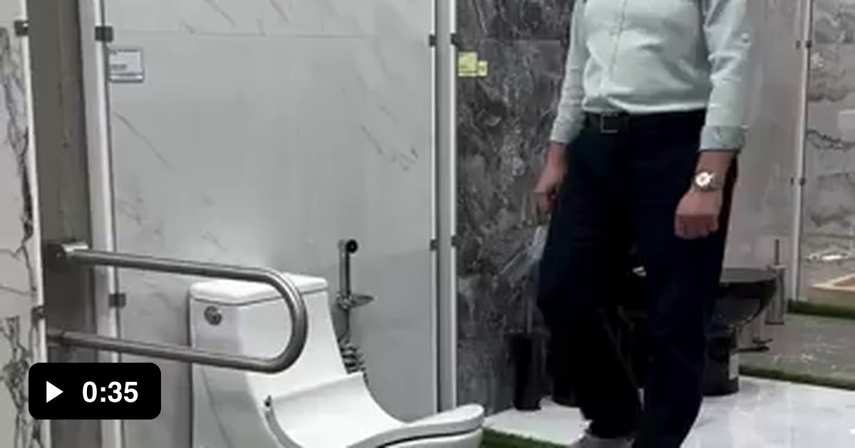A toilet designed for proper pooping posture - 9GAG