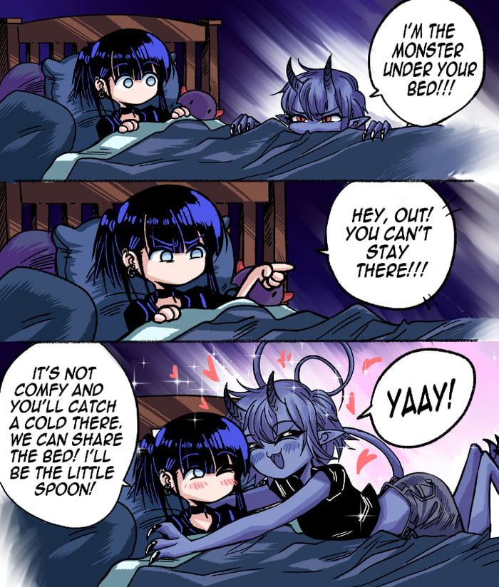 Monster under the bed - 9GAG