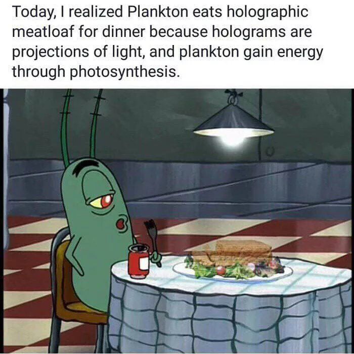 Oh boy, Holographic meatloaf again. - 9GAG