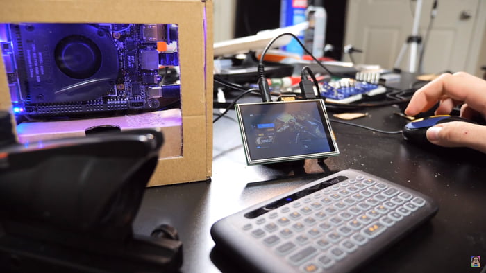 Mr Homeless builds the worlds smallest PC and plays R6S on it - it has ...