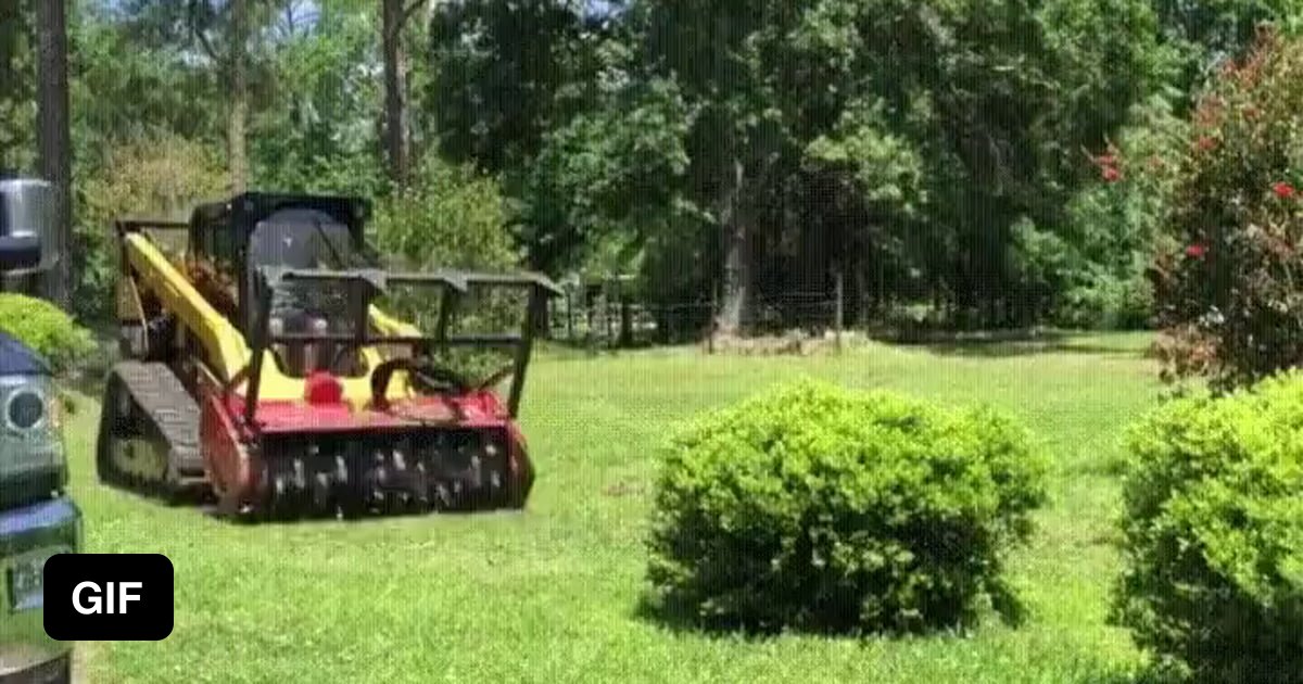 Plant killing machine devouring bush - 9GAG