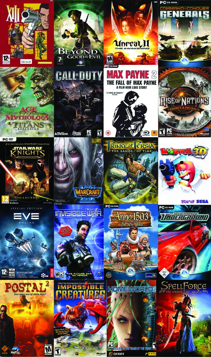 Some PC Games Released In 2003 Memories In The Comments 9GAG