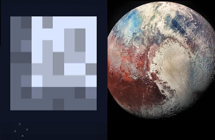 A photo of Pluto, 25 years apart. (1994-2019) - 9GAG