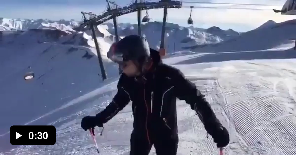 Skiing fail - 9GAG