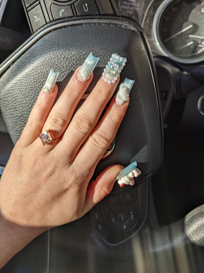 When you tell your nail tech to give you the junk drawer treatment 💅 - 9GAG