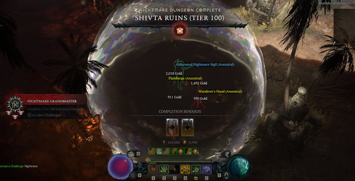 For all the Necrobros out there, Nightmare 100 Completed as Solo Necro ...