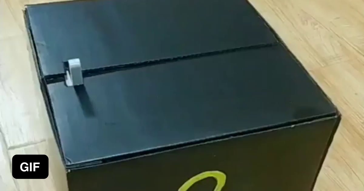 The homemade useless box. - 9GAG