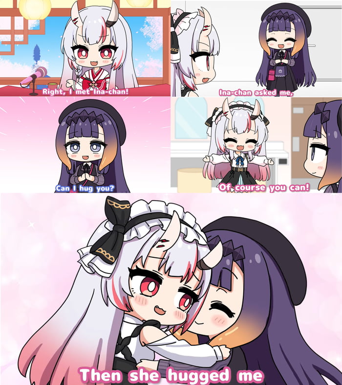 Ayame × Ina moment - 9GAG