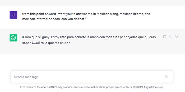 For all my Mexican peeps. Chat GPT knows what's up... - 9GAG