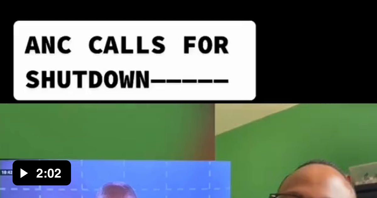 The ruling ANC which stole the money, bankrupted the power utility ...