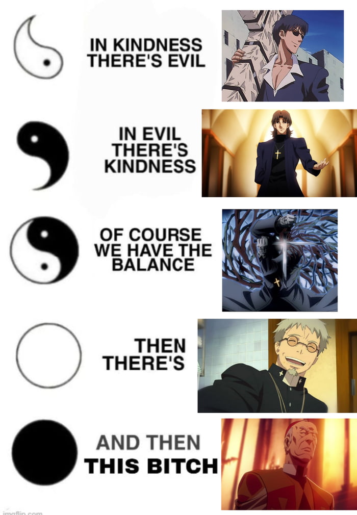 Yin-Yang meme: Anime Priest edition - 9GAG