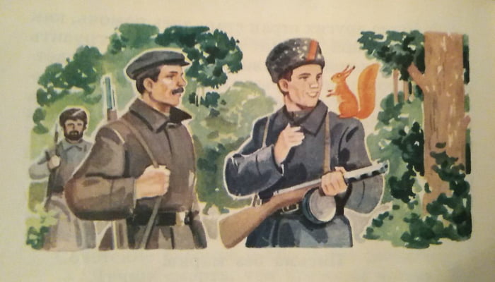 Just a cute Soviet painting - 9GAG