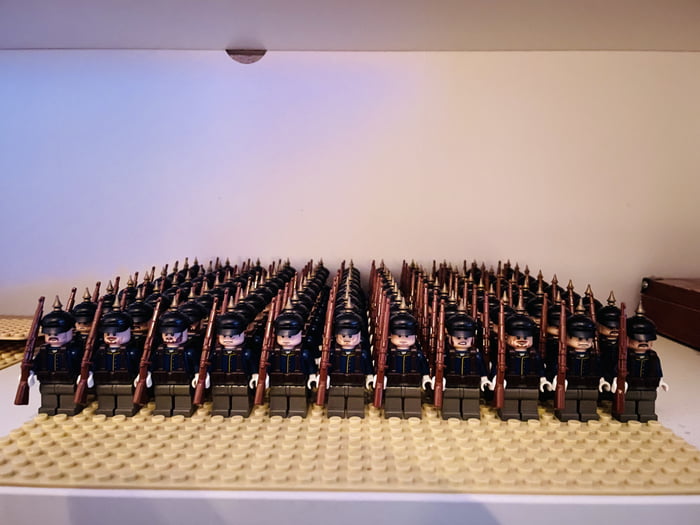My prussian Lego army. Had nobody to show it to but I am sure some of ...