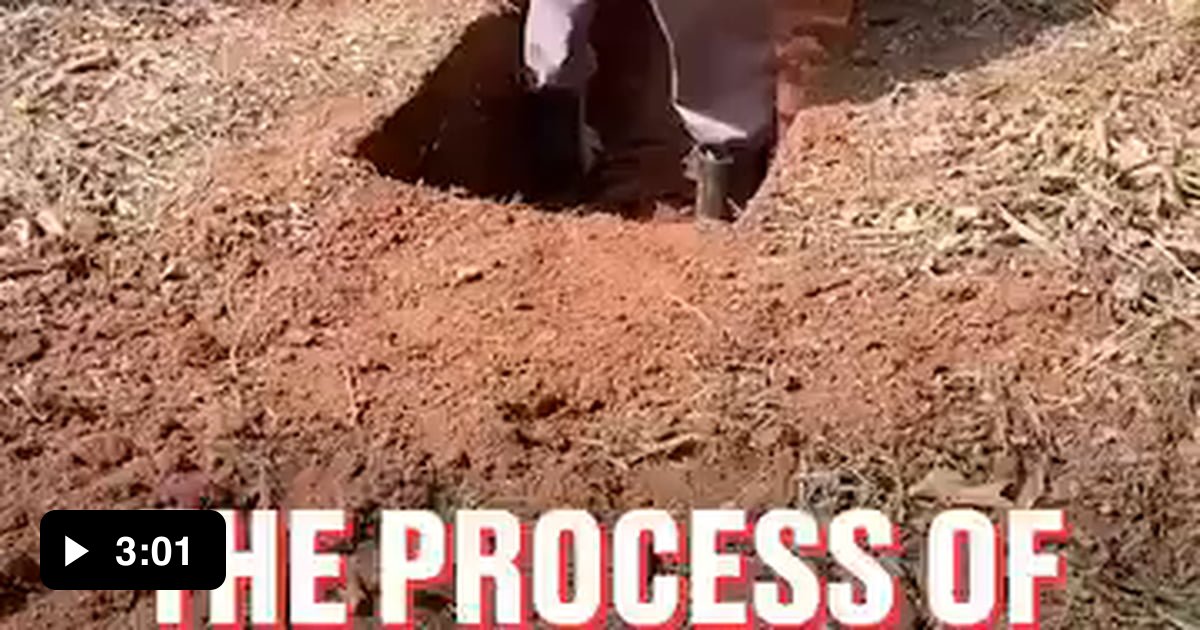 This man digging a 50 foot hole - 9GAG
