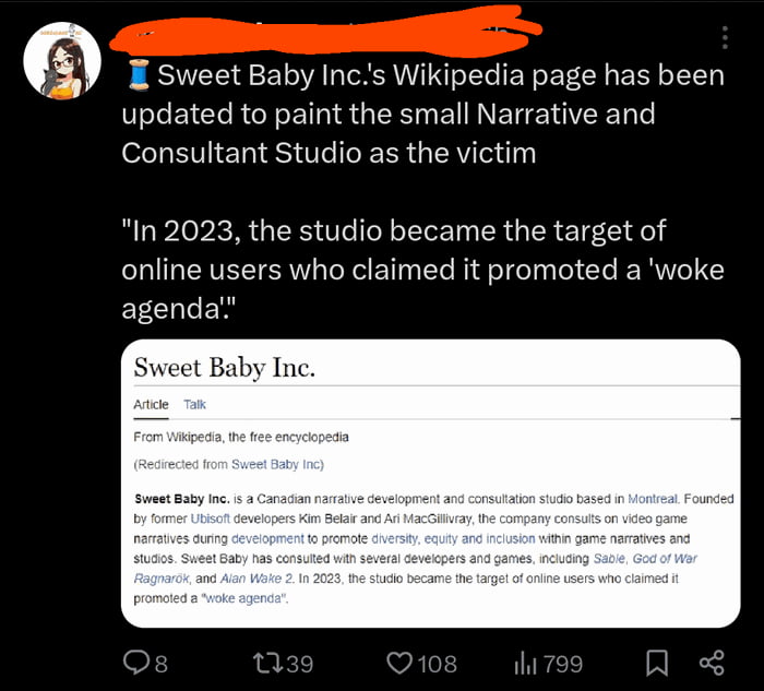 SBI being portrayed as the victim and Wikipedia locked the edits - 9GAG