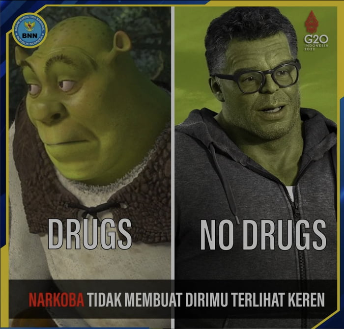 Indonesian National Narcotics Agency used Shrek as an Example of Drug ...
