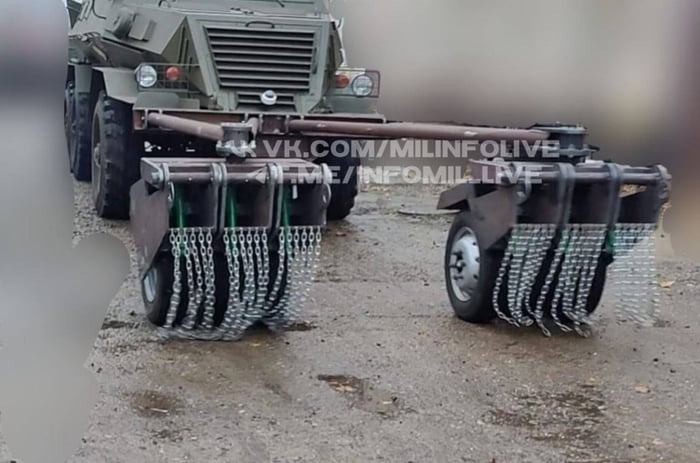 Russia presents new anti mine sweeper, those rubber tires may be a ...