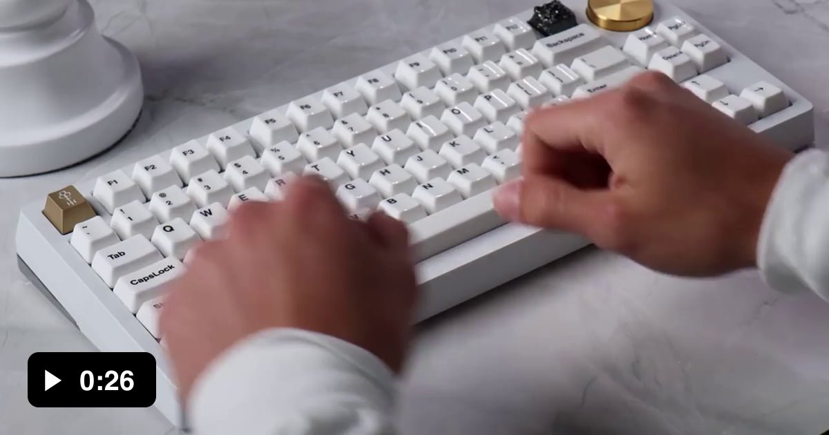 The sound of this ceramic keyboard - 9GAG