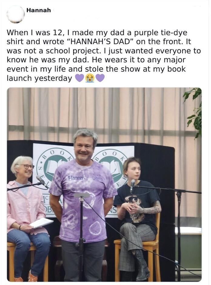 Hannah’s Dad: Such A Proud and Supportive Father - 9GAG