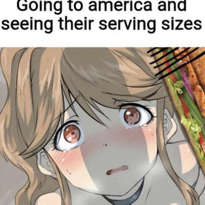 American serving sizes are insane yall - 9GAG