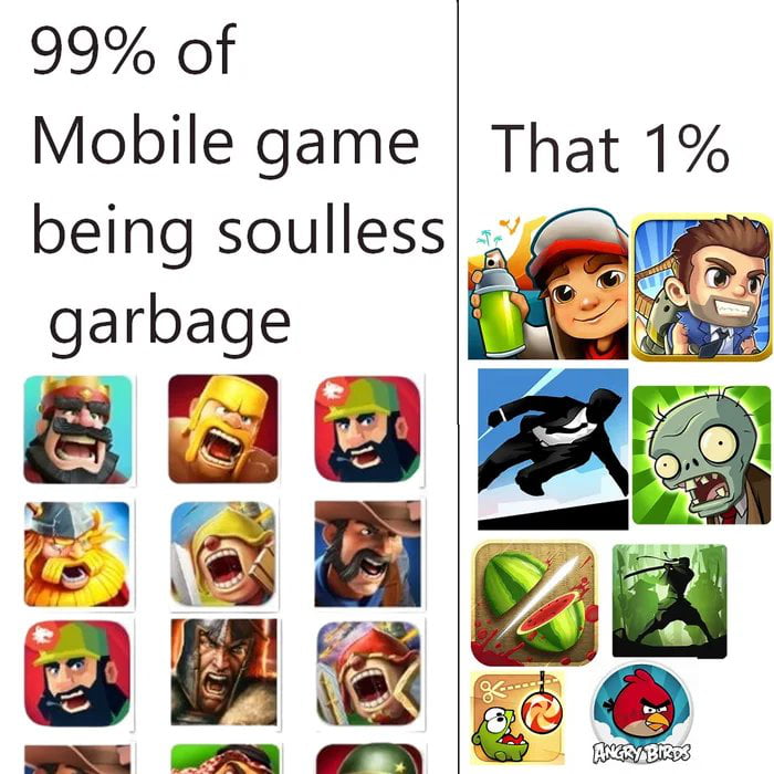I saw this post, and I was wondering if people know of any modern nice mobile games for a guy ...
