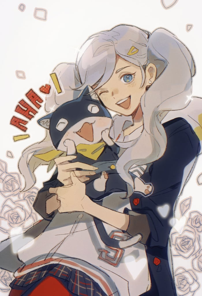 Posting Persona pics daily. Day 1727: P5 Ann and Morgana - 9GAG