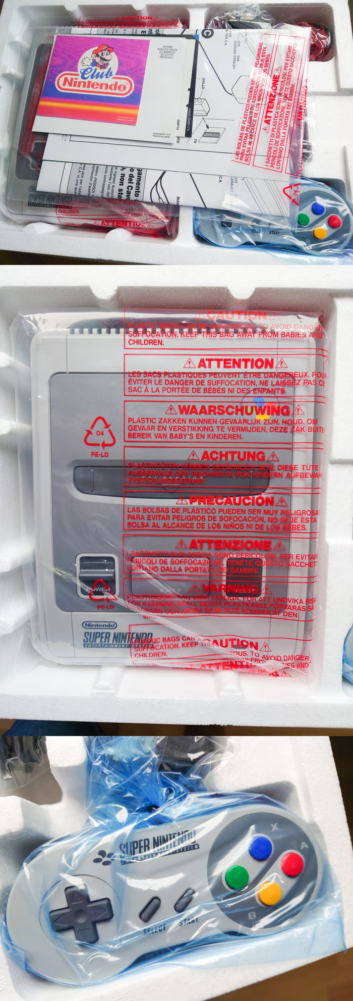 A brand new 90s European Super Nintendo.. - 9GAG