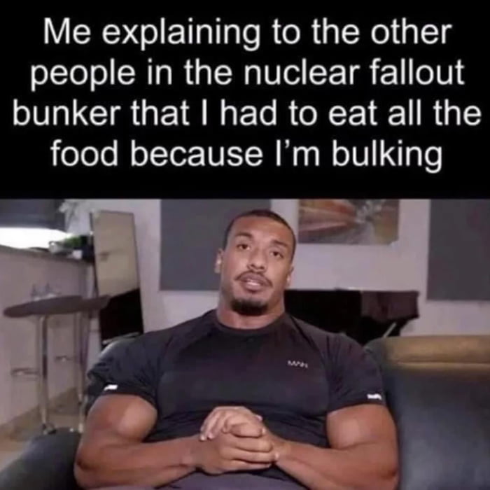 It’s for the gains bro - 9GAG