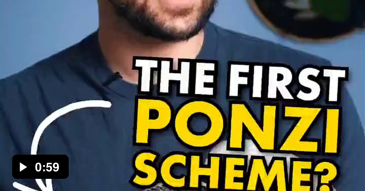 The original ponzi scheme. Similar to our banking system? - 9GAG