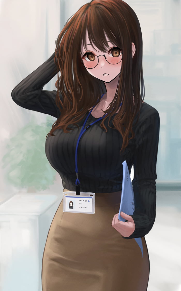 Cute Office lady - 9GAG